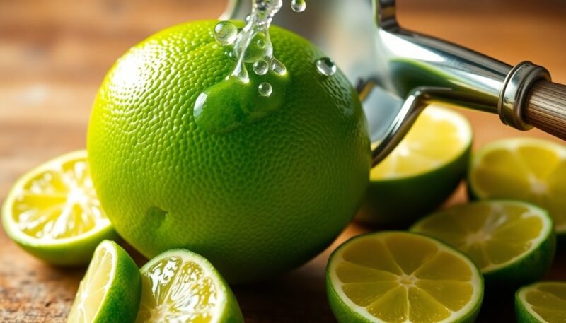 How to Juice a Key Lime - The Juicery World